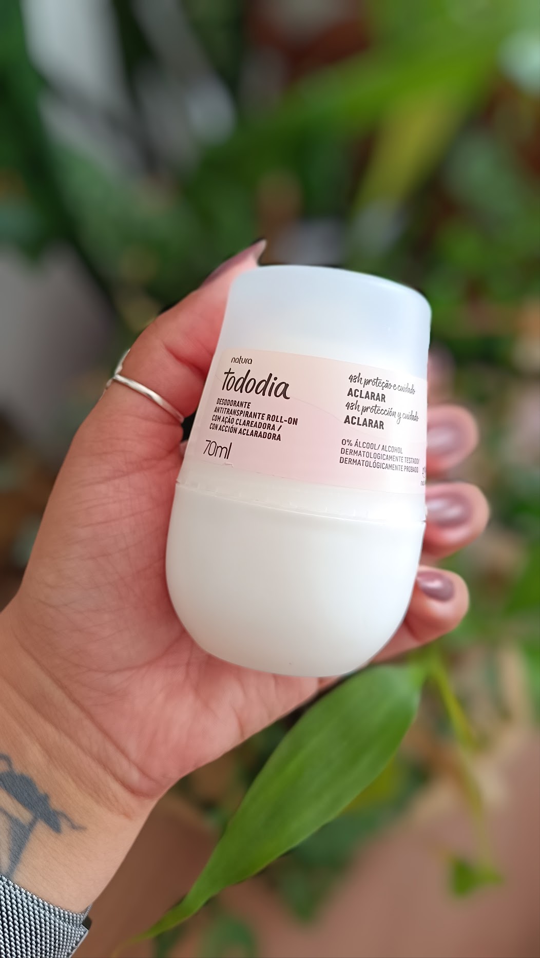 Resenha Desodorante Antitranspirante Roll-on Tododia Aclarar Natura ...
